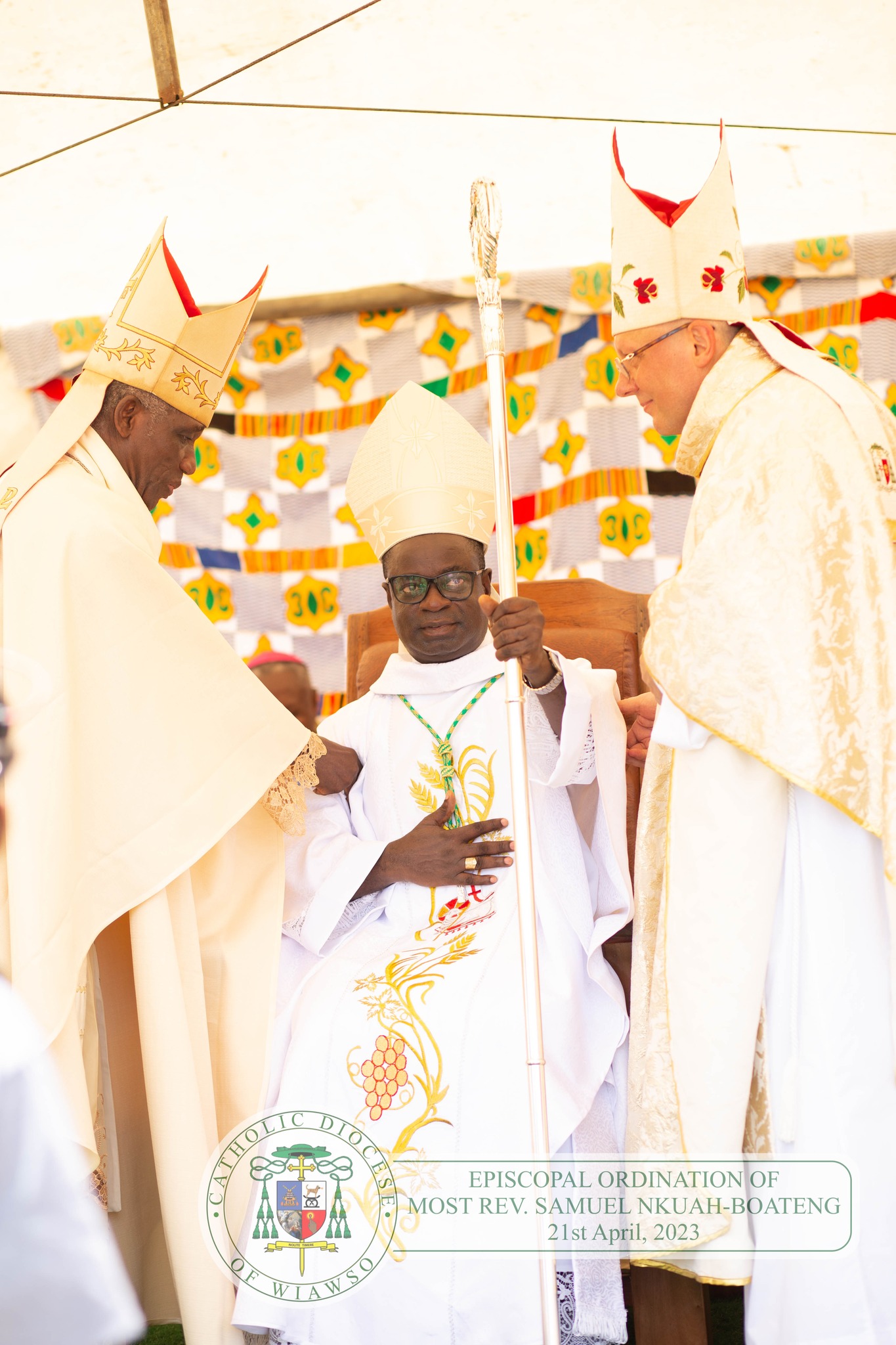 Newly Ordained Catholic Bishop of Wiawso Diocese Pledges Loyalty to ...